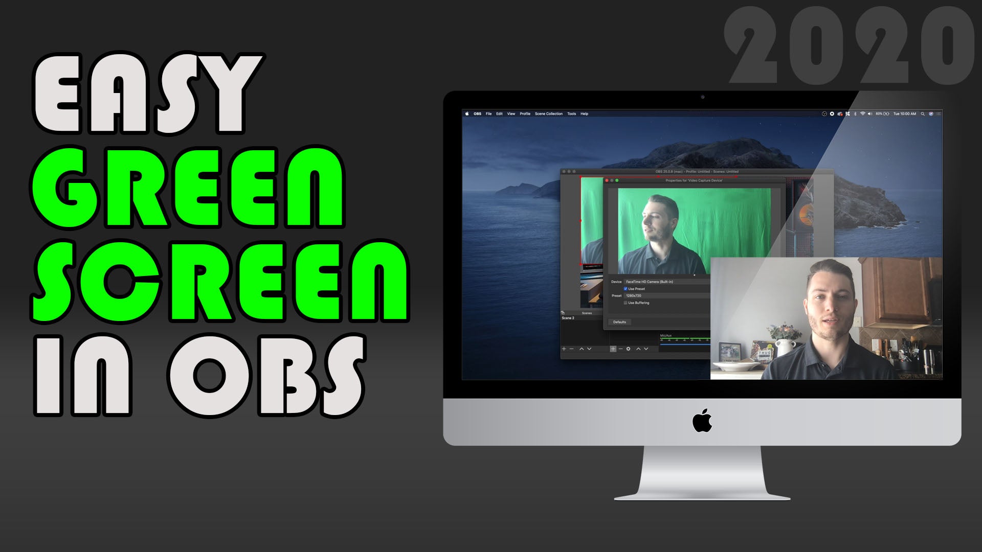 Easy Green Scren in OBS Tutorial – Virtual Set Lab