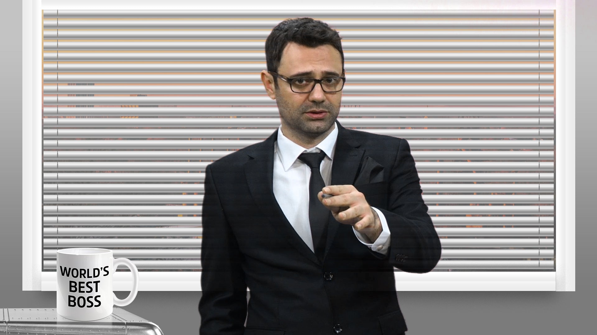 Free Office Boss Zoom / Online Meeting Virtual Background – Virtual Set Lab